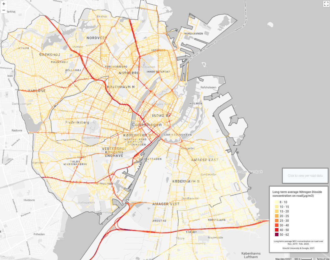 Copenhagen: Rethinking the urban space by mapping air pollution - Eurisy