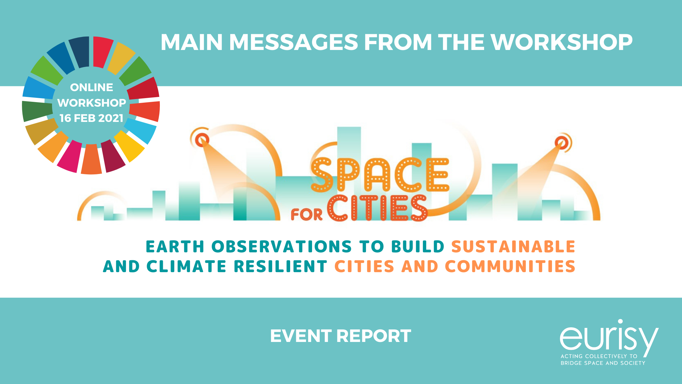 Space for Cities: EO for Sustainable Development - Eurisy