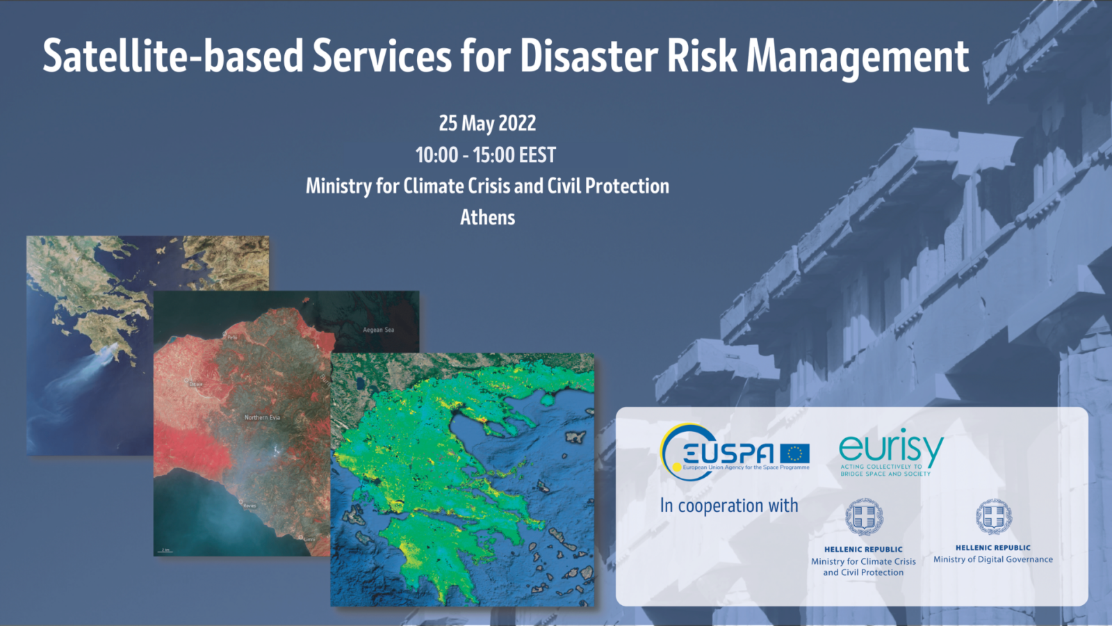Satellite-based Services for Disaster Risk Management in Athens - Eurisy